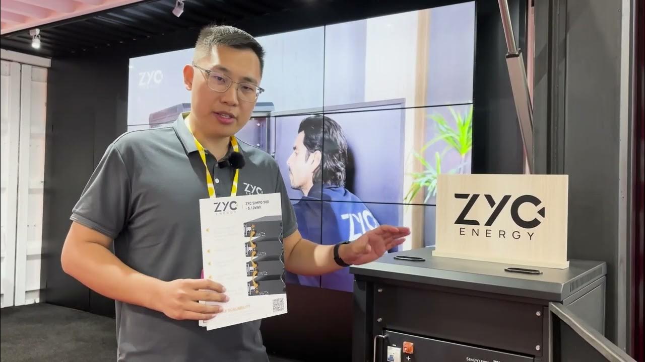 ZYC SIMPO 5000 Modular Battery - All Energy Australia 2024 - YouTube