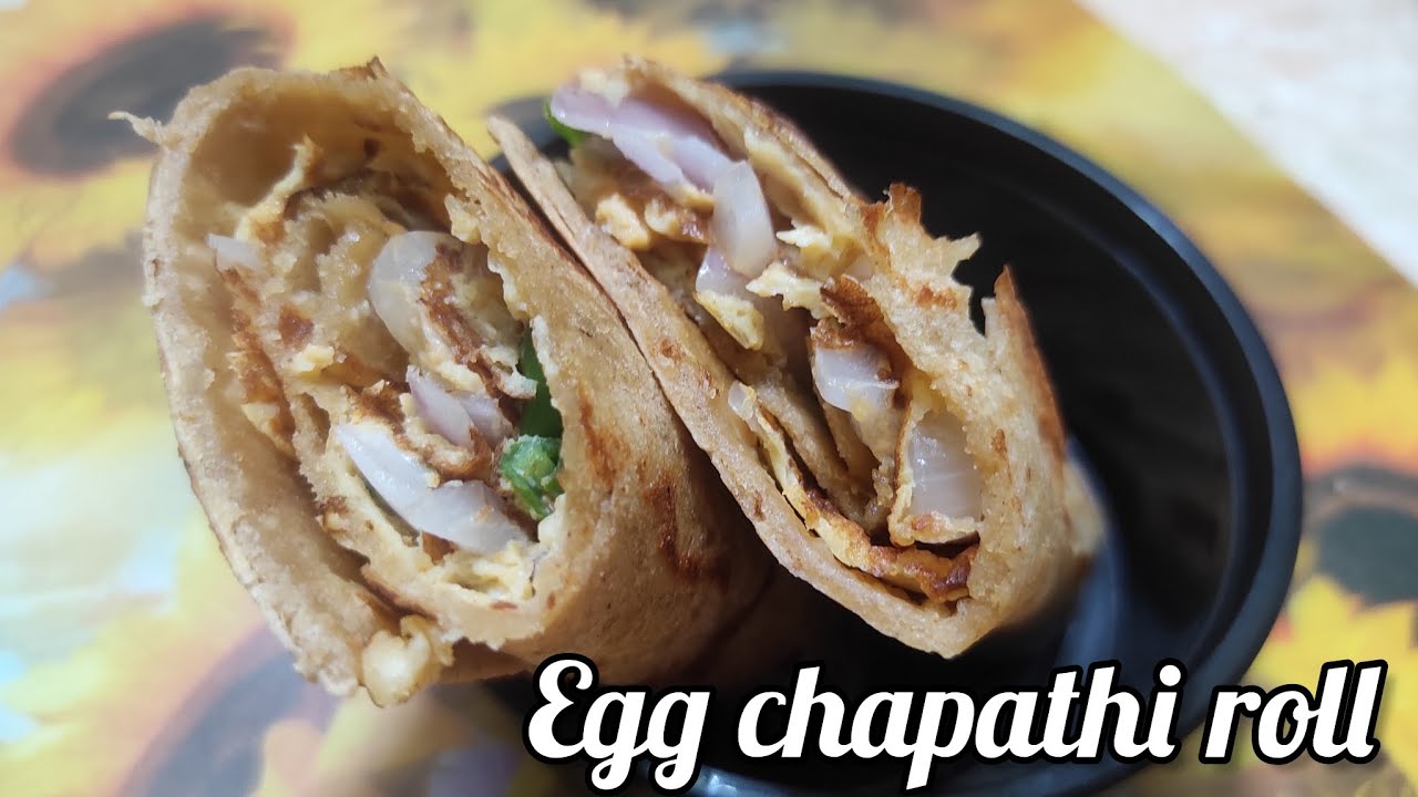 Egg Chapathi Roll || very easy and tasty lunch box recipe || ఎగ్ చపాతీ ...
