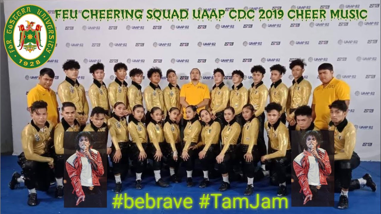 FEU CHEERING SQUAD UAAP CDC 2019 CHEER MUSIC | MICHAEL JACKSON THEMED ...