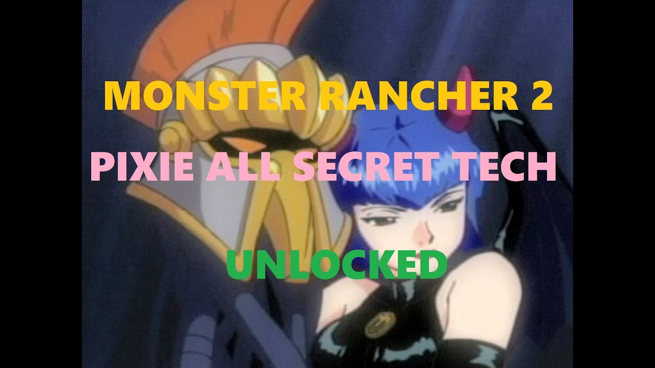 Monster Rancher 2 ALL Pixie SECRET TECH UNLOCKED !! - YouTube