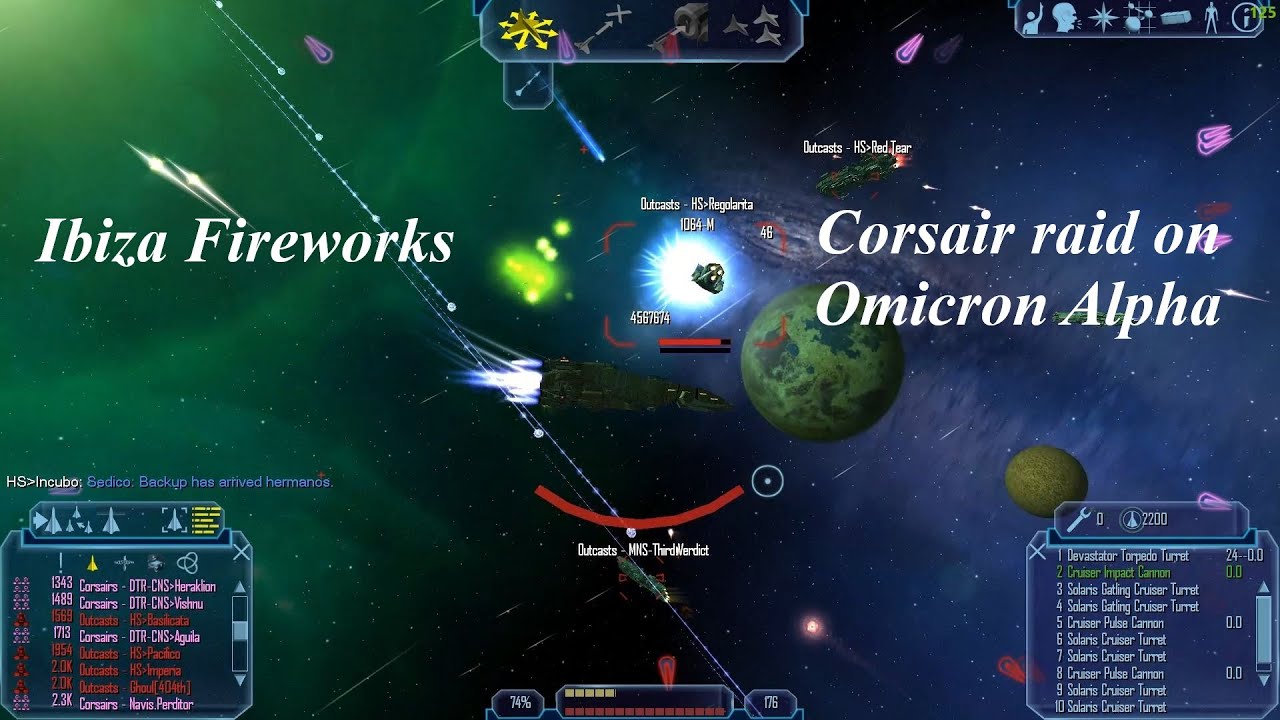 Discovery Freelancer 5.0 Ibiza Fireworks | Corsair Raid on Omicron Alpha | February 29th 2024 ...