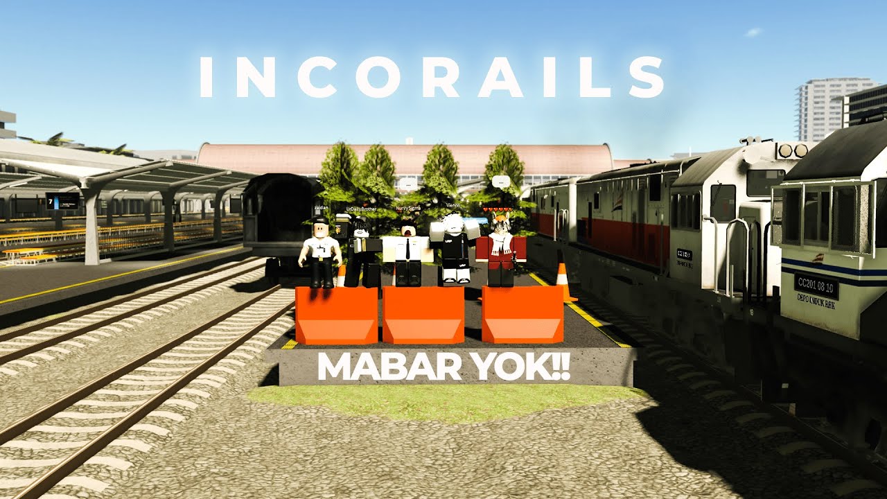 [🔴LIVE] BANTU GUA BIKIN PARADE LOKO TERPANJANG DI INCORAILS!! Roblox ...