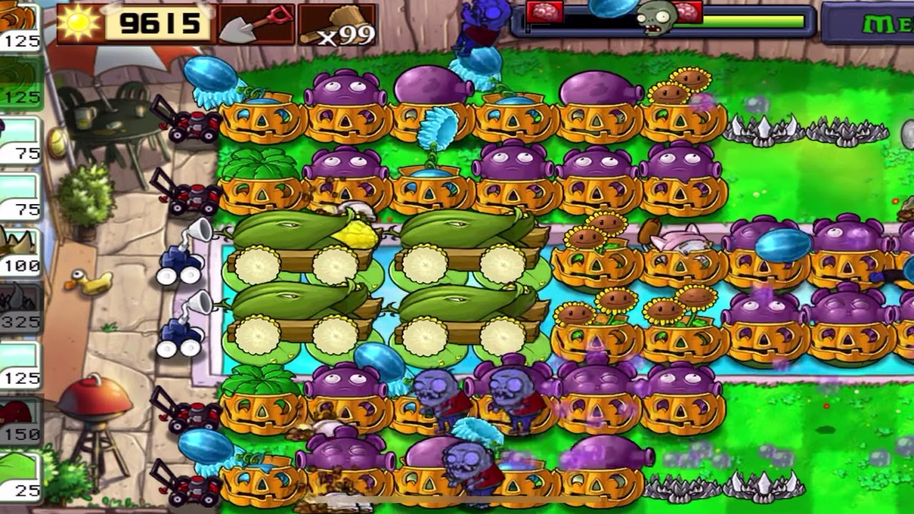 39 & 40 FLAGS - Plants vs Zombies Survival Endless - YouTube