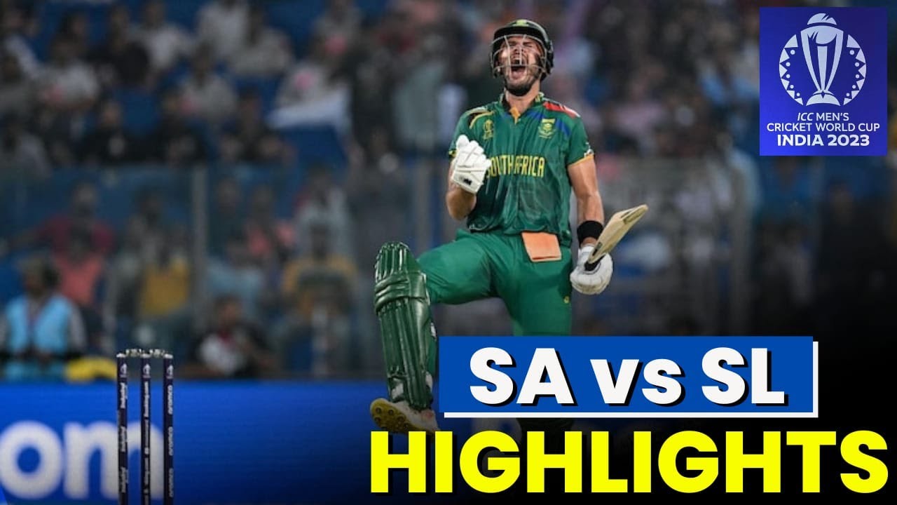 🔴South Africa vs Sri Lanka Highlights | World Cup 2023 | SA vs SL ...