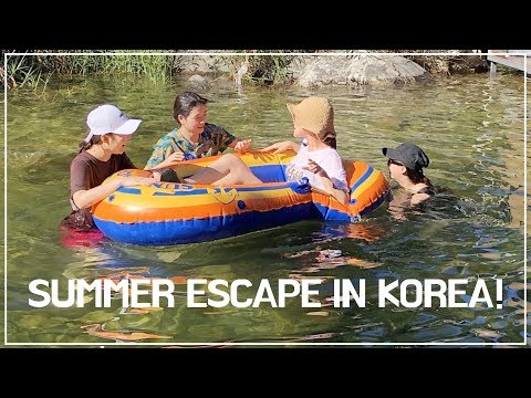 VLOG : MAIN AIR DI LEMBAH KOREA PAS MUSIM PANAS! SEGEEERRRR! | AMELICANO