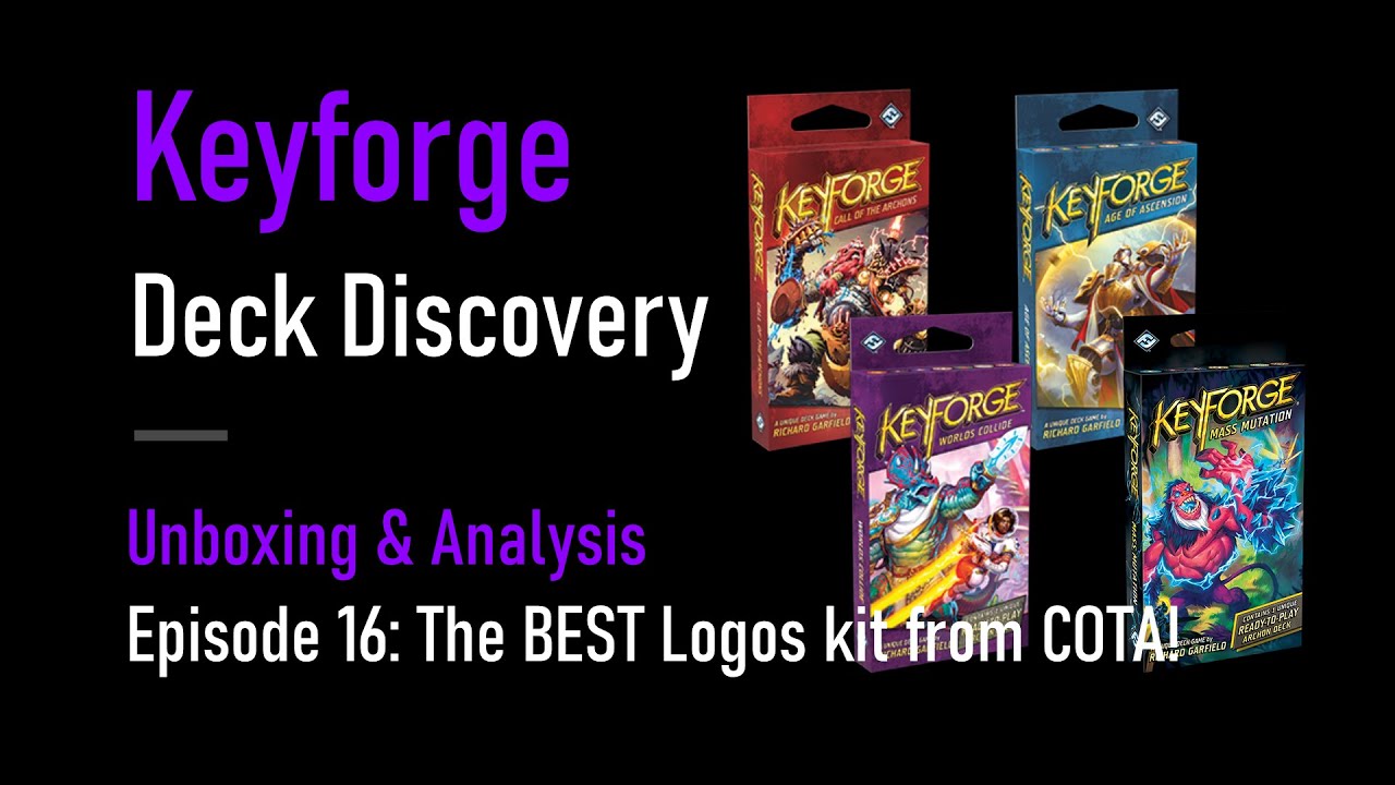 Keyforge Deck Discovery #16: The BEST Logos kit from COTA - YouTube