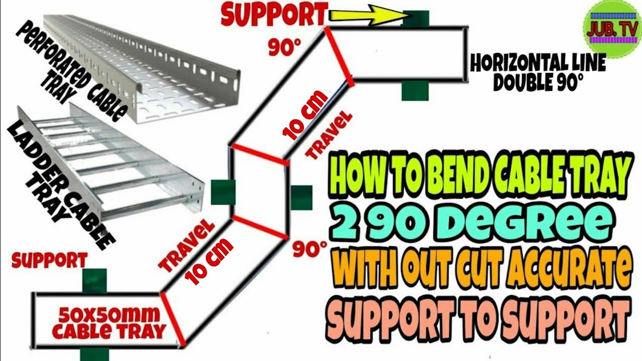 HOW TO BEND CABLE TRAY 2 90 DEGREE WITH OUT CUT ACCURATE SUPPORT TO ...