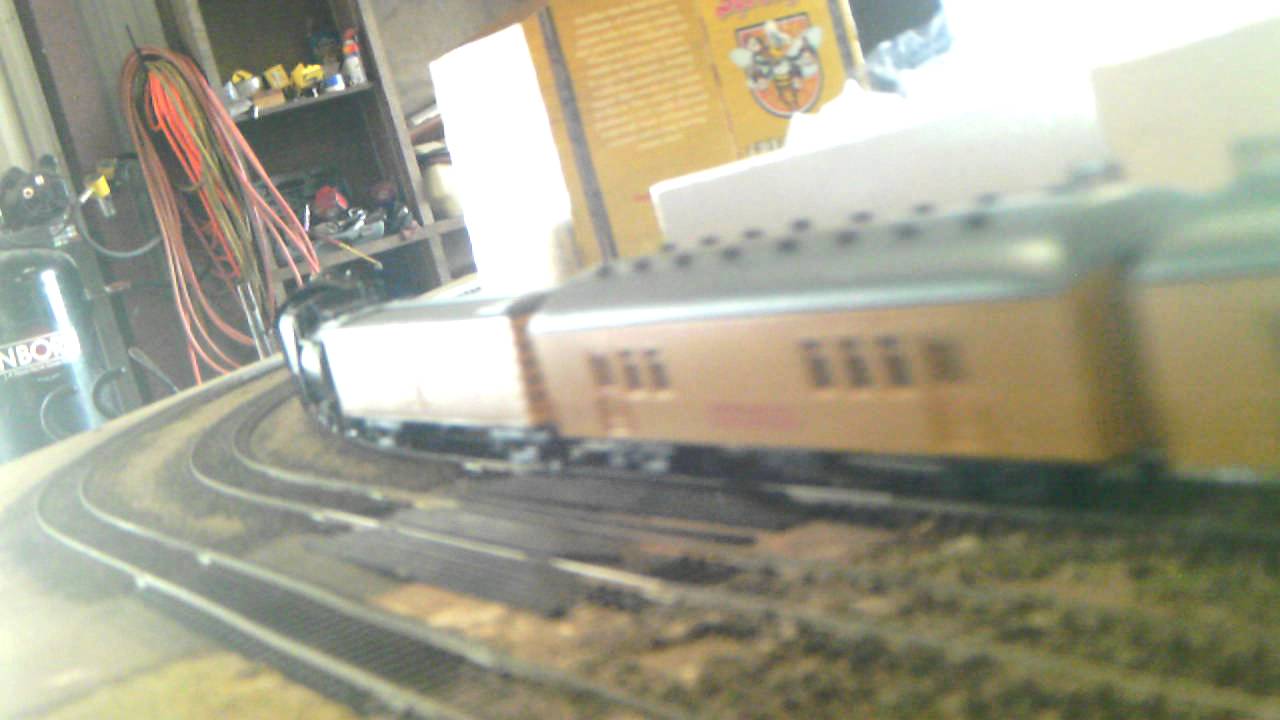 UP 7002 on Harrimann Passenger Train and a yard transfer.AVI - YouTube