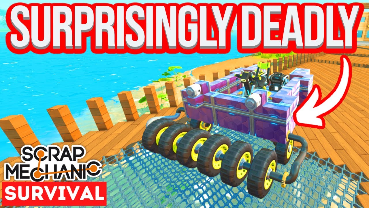 Scrap Mechanic Survival: My 5 Craziest Builds - YouTube