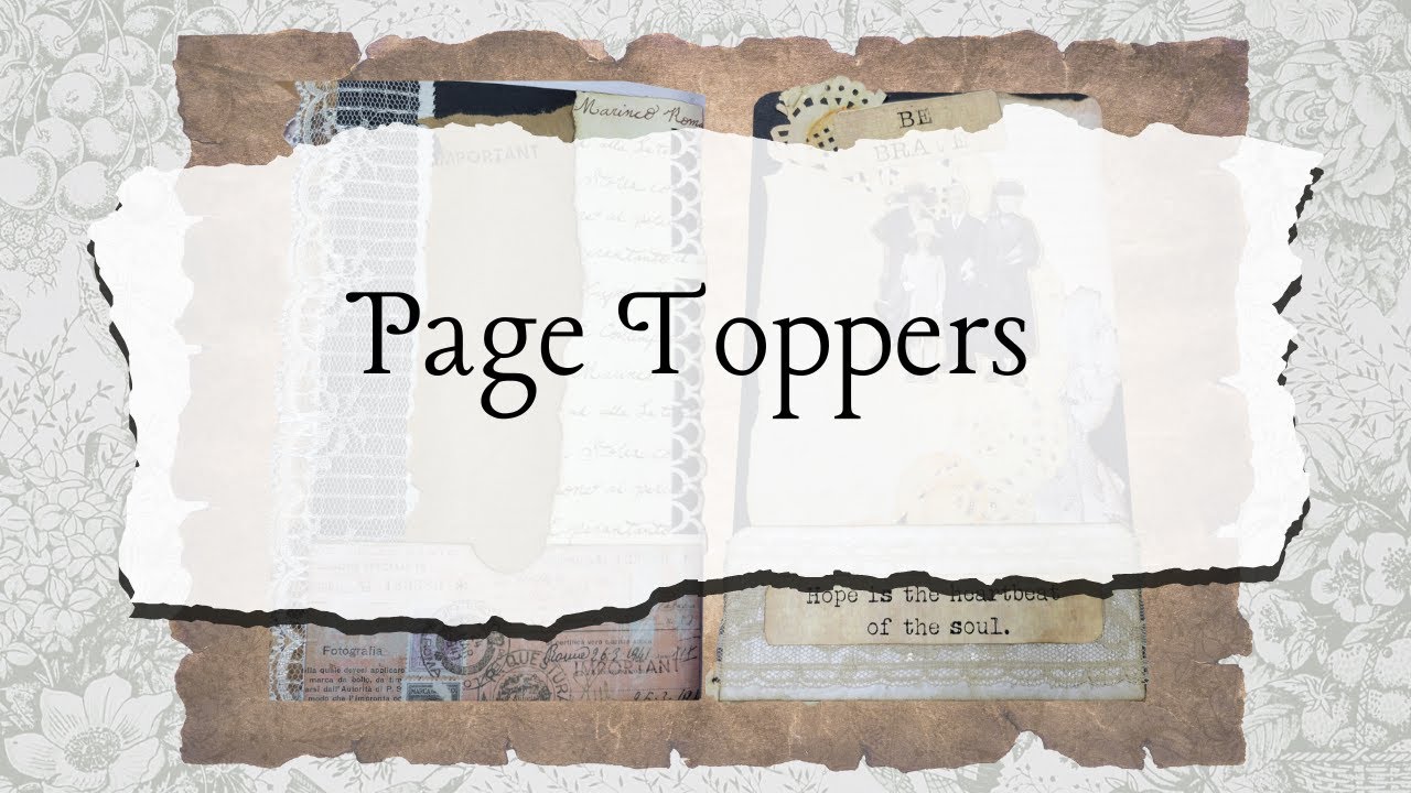 Making Page Toppers - YouTube