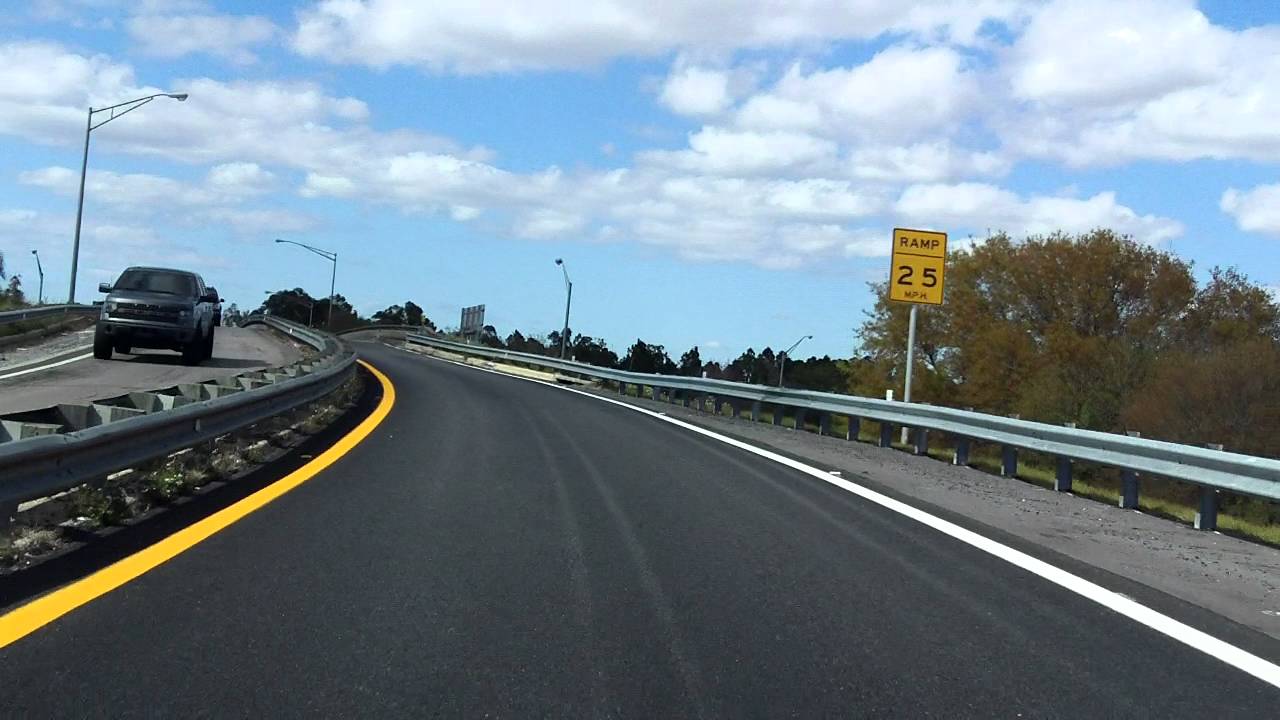Florida's Turnpike (Exit 259) southbound - YouTube