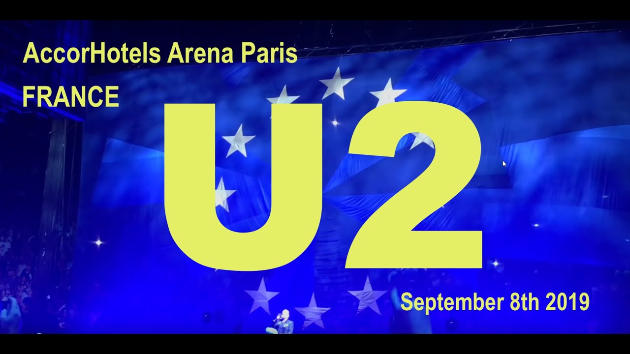 U2 – Full Live Concert 4K @ AccorHotels Arena, Paris (France ...