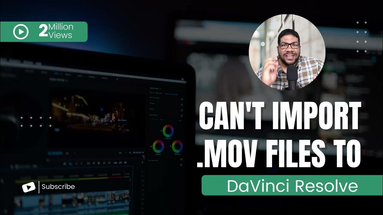 Fix: Can't Import MOV Files to DaVinci Resolve | Quick & Easy Solution - YouTube