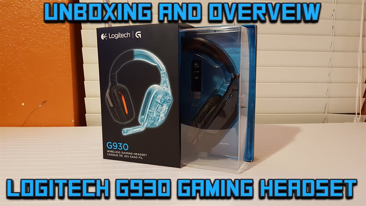 Unboxing and Overview of The Logitech G930 Wireless Gaming Headset ...