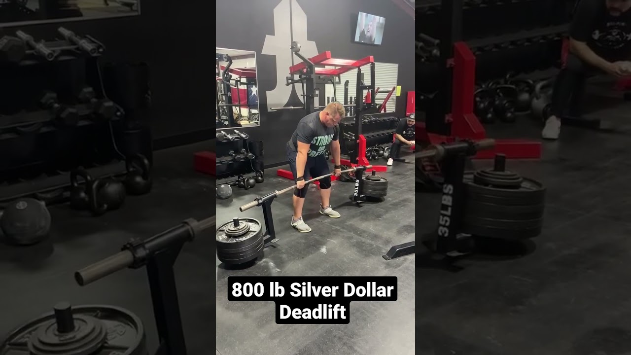 800lb Silver Dollar Deadlift - YouTube