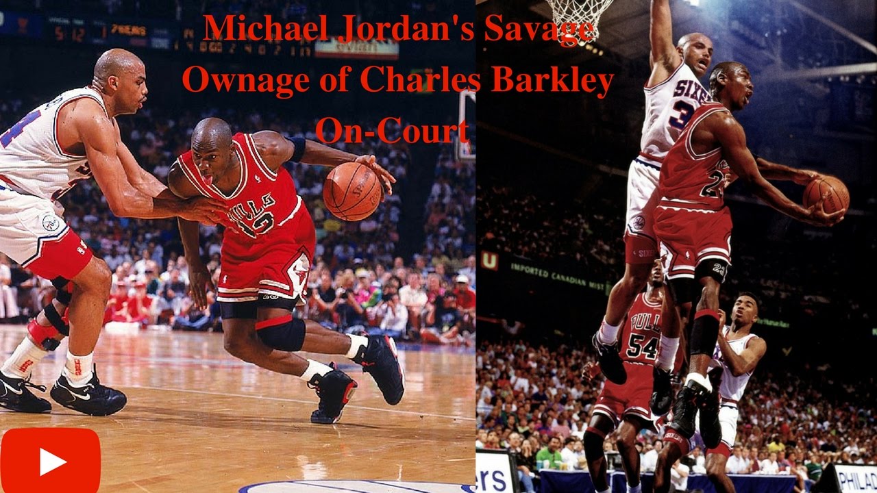 Michael Jordan's Savage Ownage of Charles Barkley On-Court - YouTube