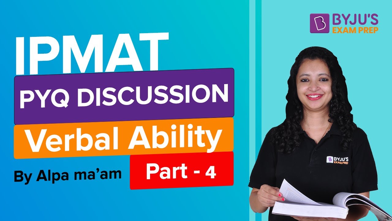 IPMAT Rohtak Previous Year Question Discussion | Verbal Ability | Part ...