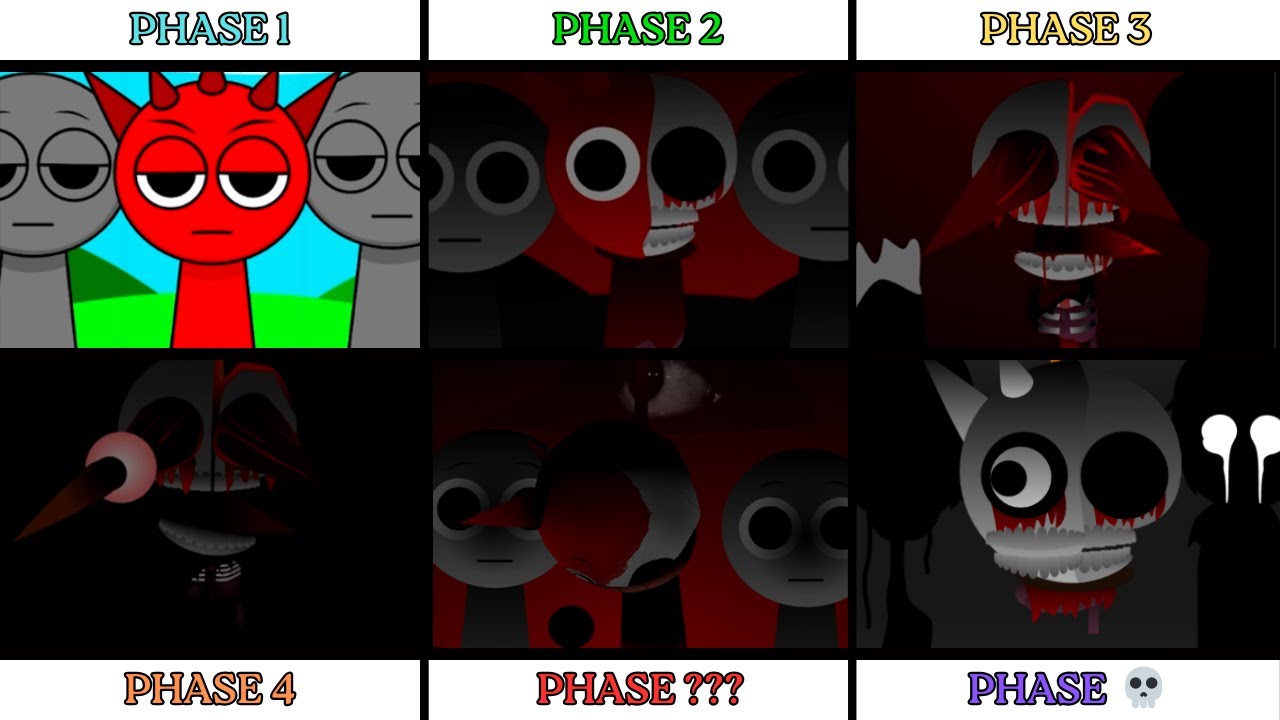 All Phases and Characters in Incredibox Sprunki: From Phase 1 to Phase ...