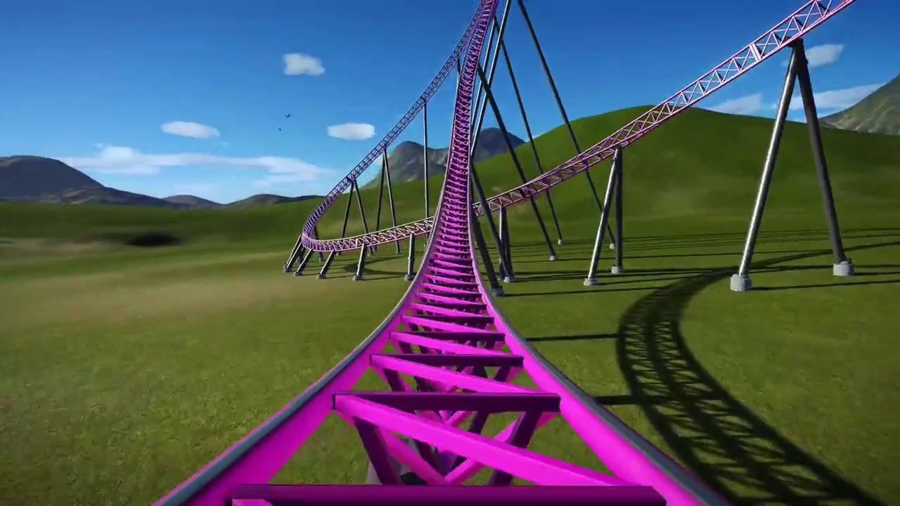 Dc Rivals Hypercoaster Recreation Part 1. Layout & supports done! - YouTube