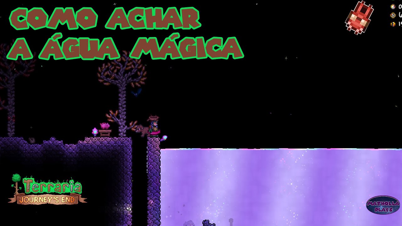 Como achar a água mágica ( shimmer) !!! Ep. 15 Terraria Master Mode ...