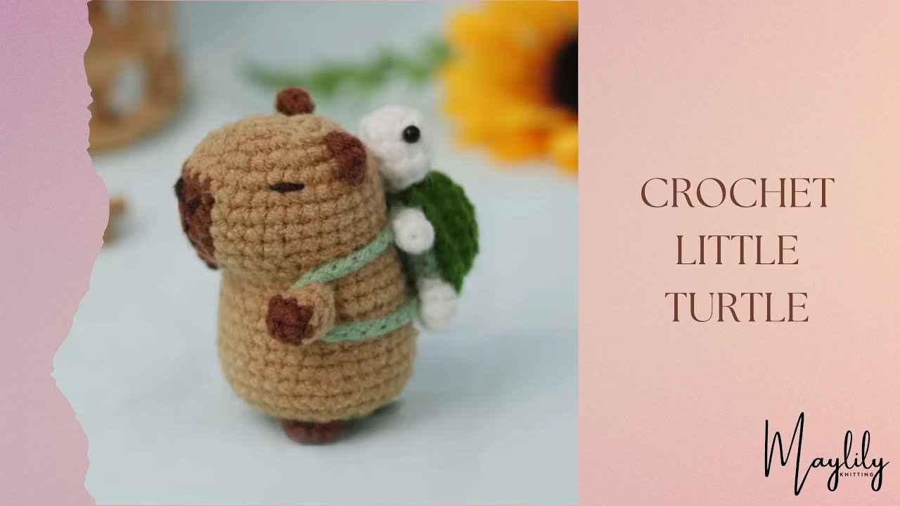Cutest Crochet Little Turtle 🐢 | Easy Amigurumi Tutorial (Step-by-Step ...