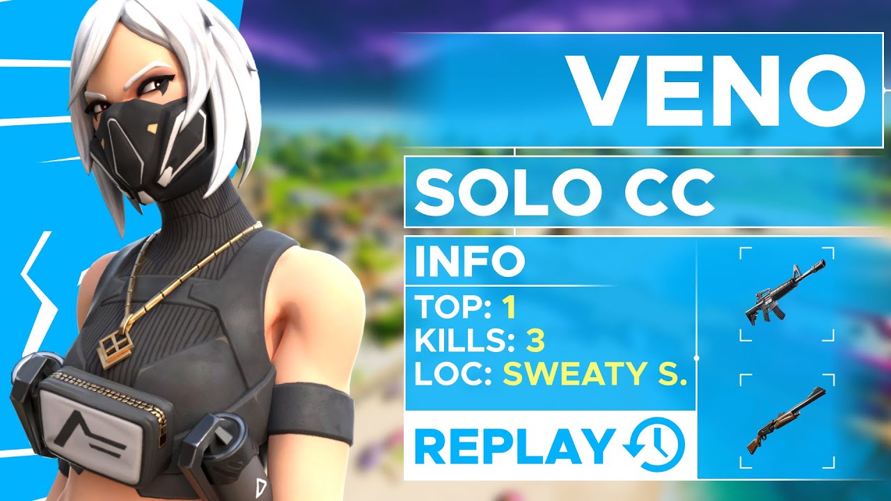 Veno 3 Frags WIN - Solo Cash Cup | Fortnite Pro Replays - YouTube