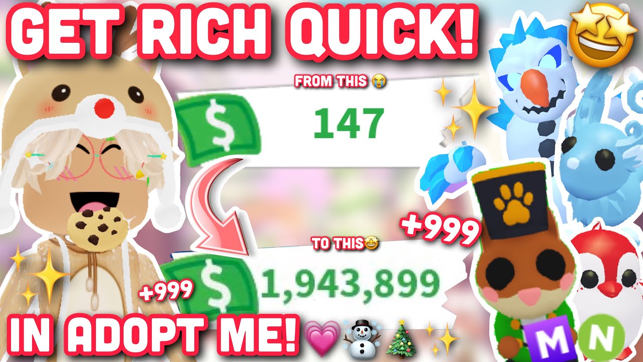 How To Get *TONS OF BUCKS* FAST AND EASY In Adopt Me! - YouTube