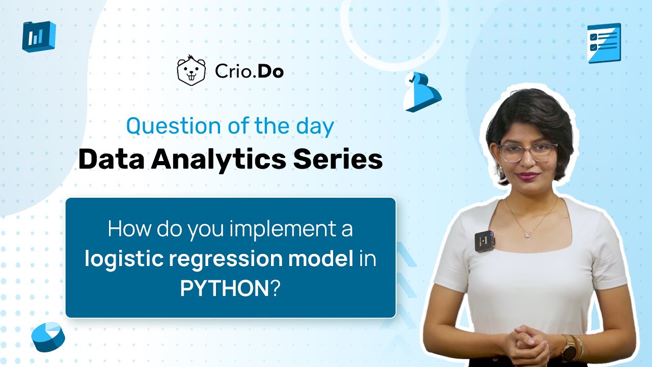 How do you implement a logistic regression model in PYTHON | Data ...