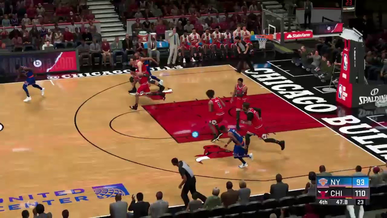 2019-20 NBA Simulation League. New York Knicks (3-7) at Chicago Bulls ...