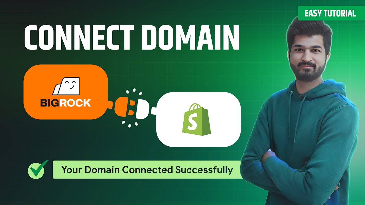 How to Connect BigRock Domain to Shopify | Step-by-Step | #shopify # ...