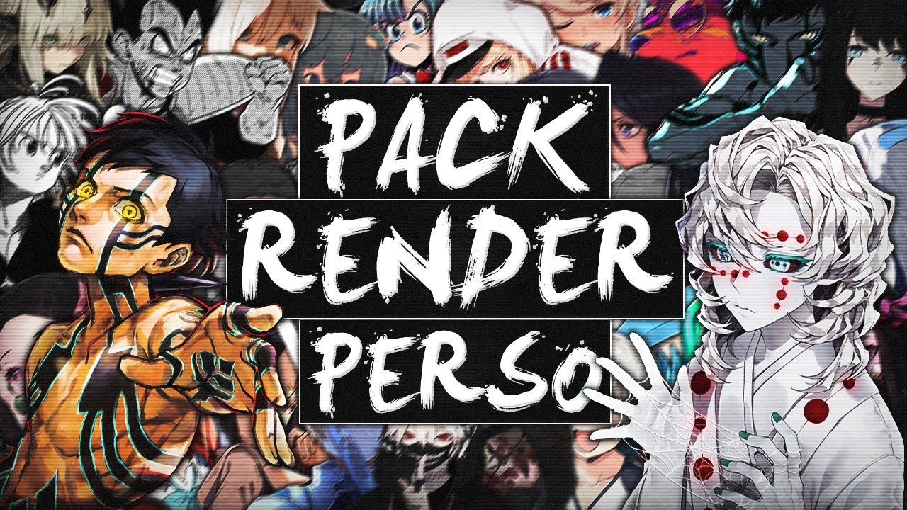 [RENDER PACK] Pack de 50 Render Anime/Manga Divers que j'ai Cut! #2 ...