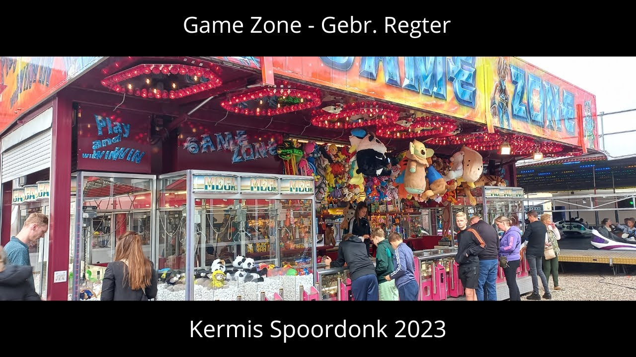 Game Zone - Gebr. Regter (Offride) Kermis Spoordonk 2023 - YouTube