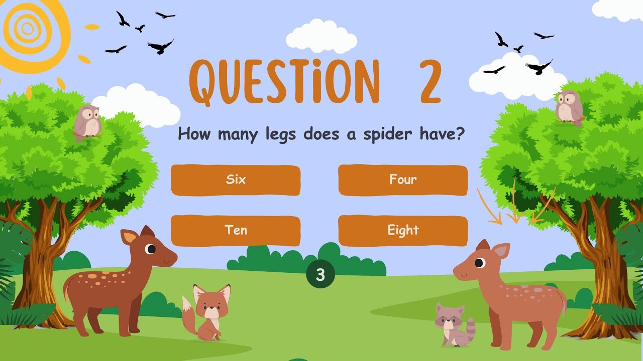 Fun English Quiz for Kids | Learn Colors, Animals, and More! 🧠 - YouTube