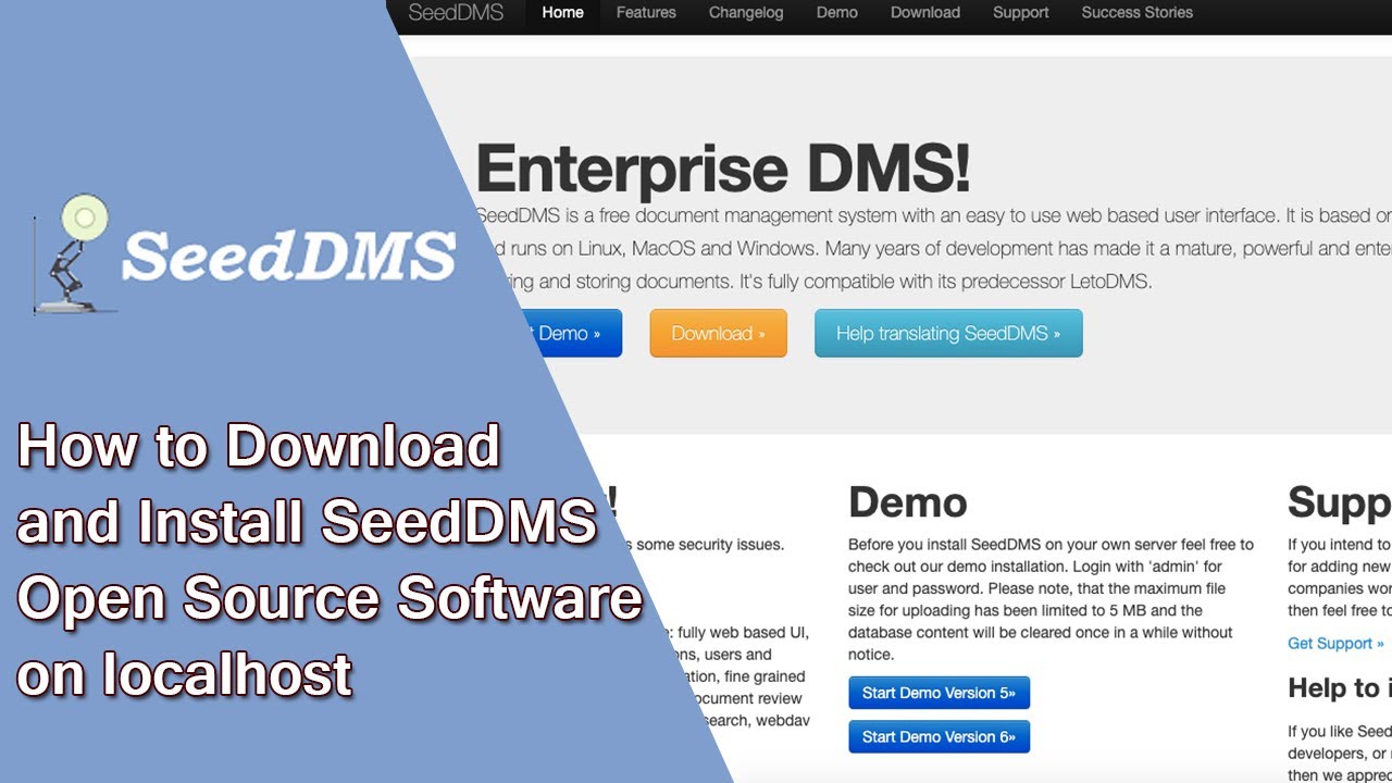 How to Download and Install SeedDMS Open Source Software on localhost (WAMP server) - YouTube