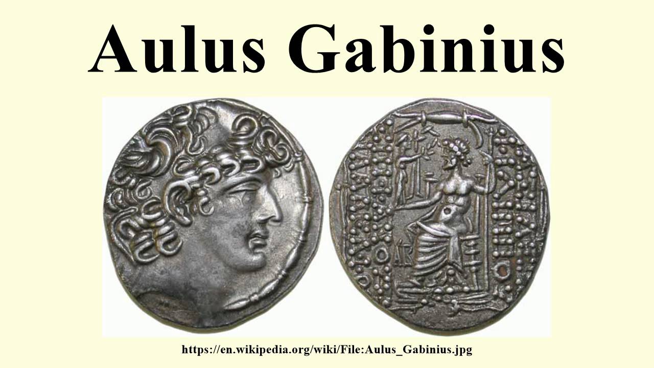Aulus Gabinius - YouTube