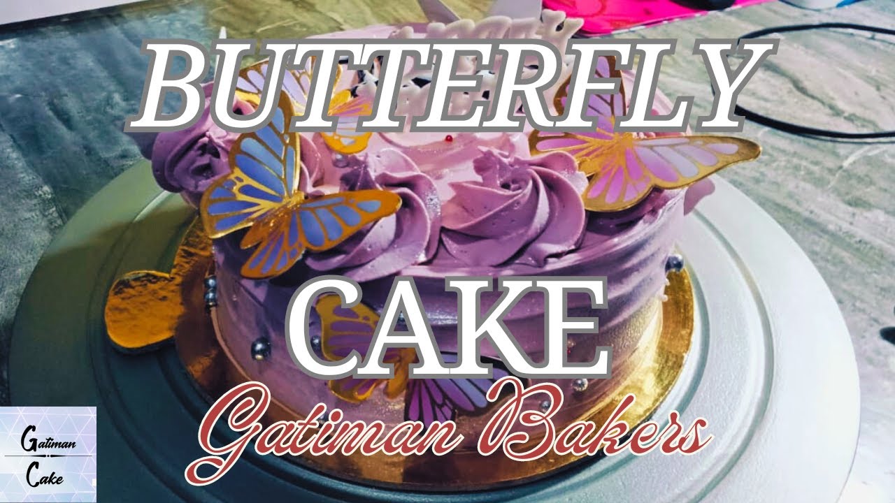 Butterfly Wave Cake || Pineapple Flavour - YouTube