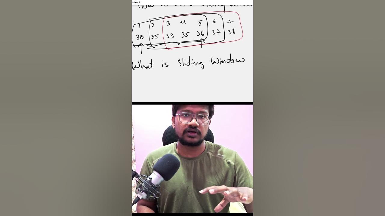 Learn what it sliding window pattern in dsa under 2 minutes in telugu ...