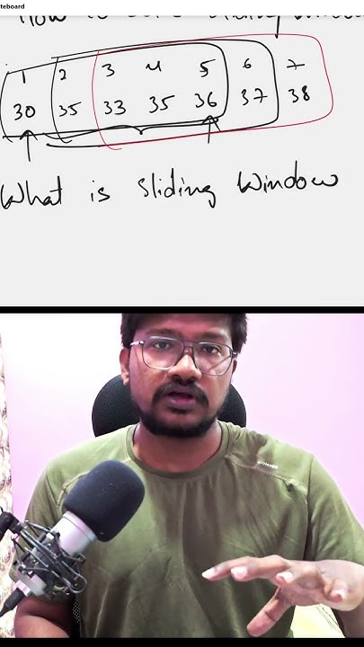Learn what it sliding window pattern in dsa under 2 minutes in telugu ...