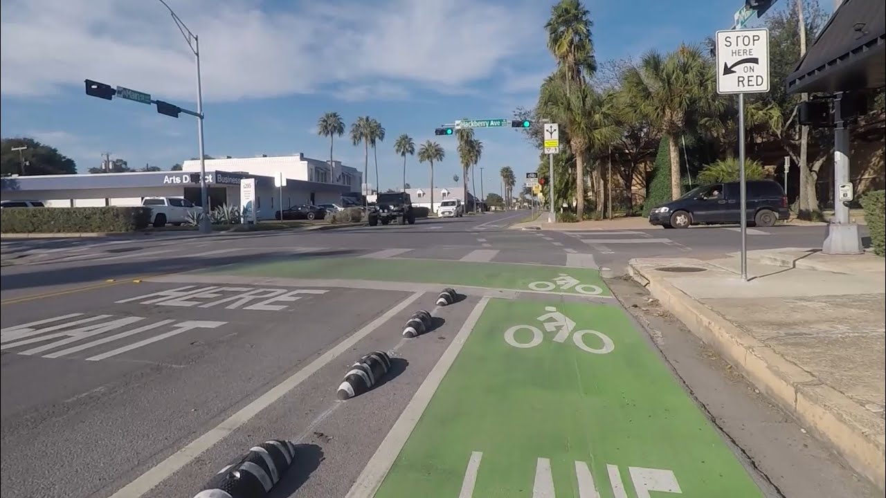 Cycling McAllen Texas: Main Street & Bicentennial - YouTube