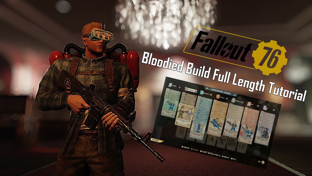 The Best Bloodied Build Tutorial for Fallout 76 - YouTube