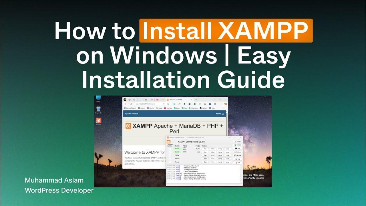 How to Install XAMPP on Windows | Easy Installation Guide - YouTube
