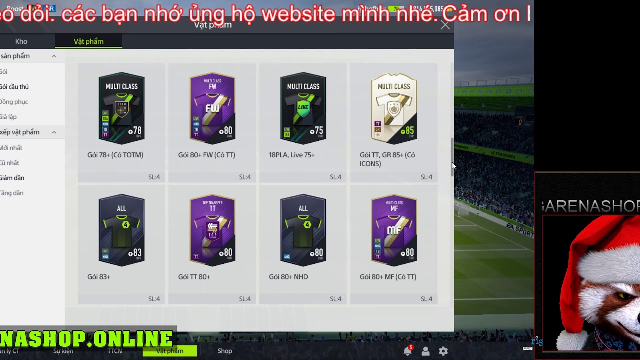 SHOP ACC FIFA ONLINE 4 GIÁ RẺ - Uy Tín - Thanh Toán Dễ Dàng - YouTube