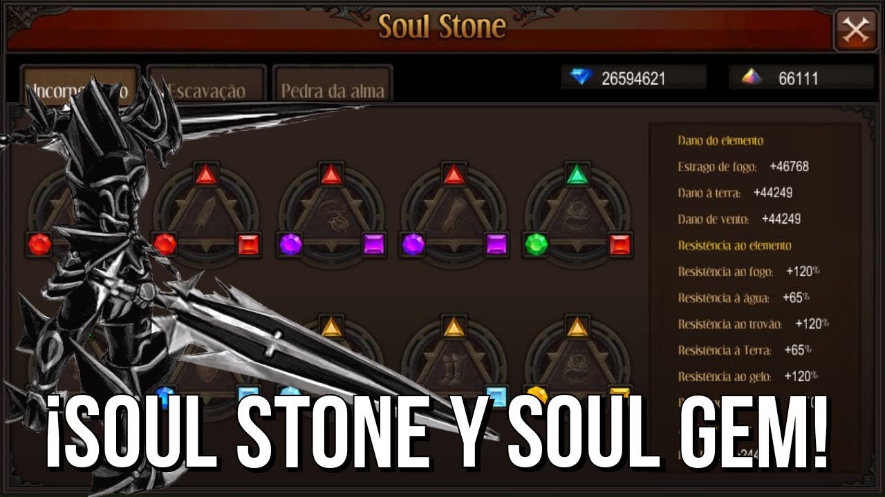 Mu Online - Tutorial Gem Soul y Soul Stone de BK - YouTube