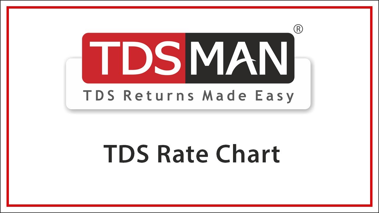 TDS Rate Chart - YouTube