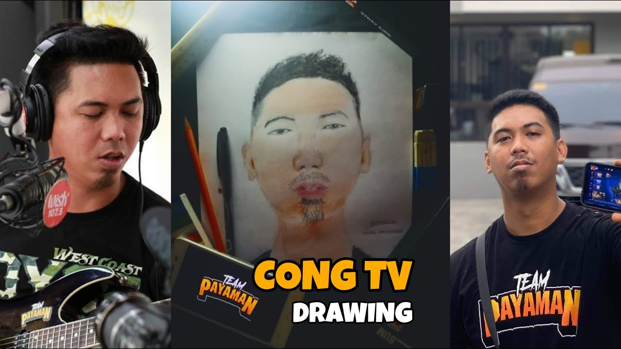 Cong TV Drawing | Zedrick Jon Mariano - YouTube