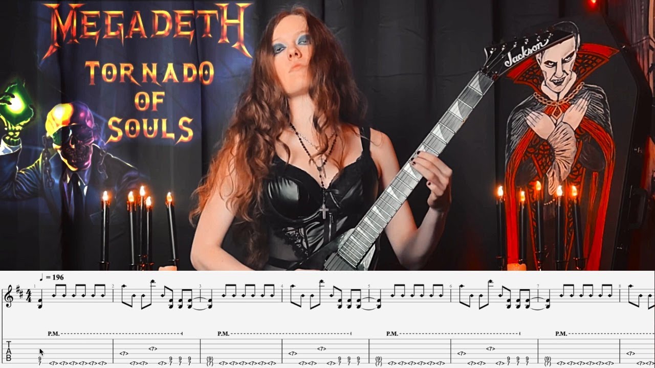 HOW TO PLAY "Tornado of Souls" by Megadeth | Guitar Lesson by Sacra ...
