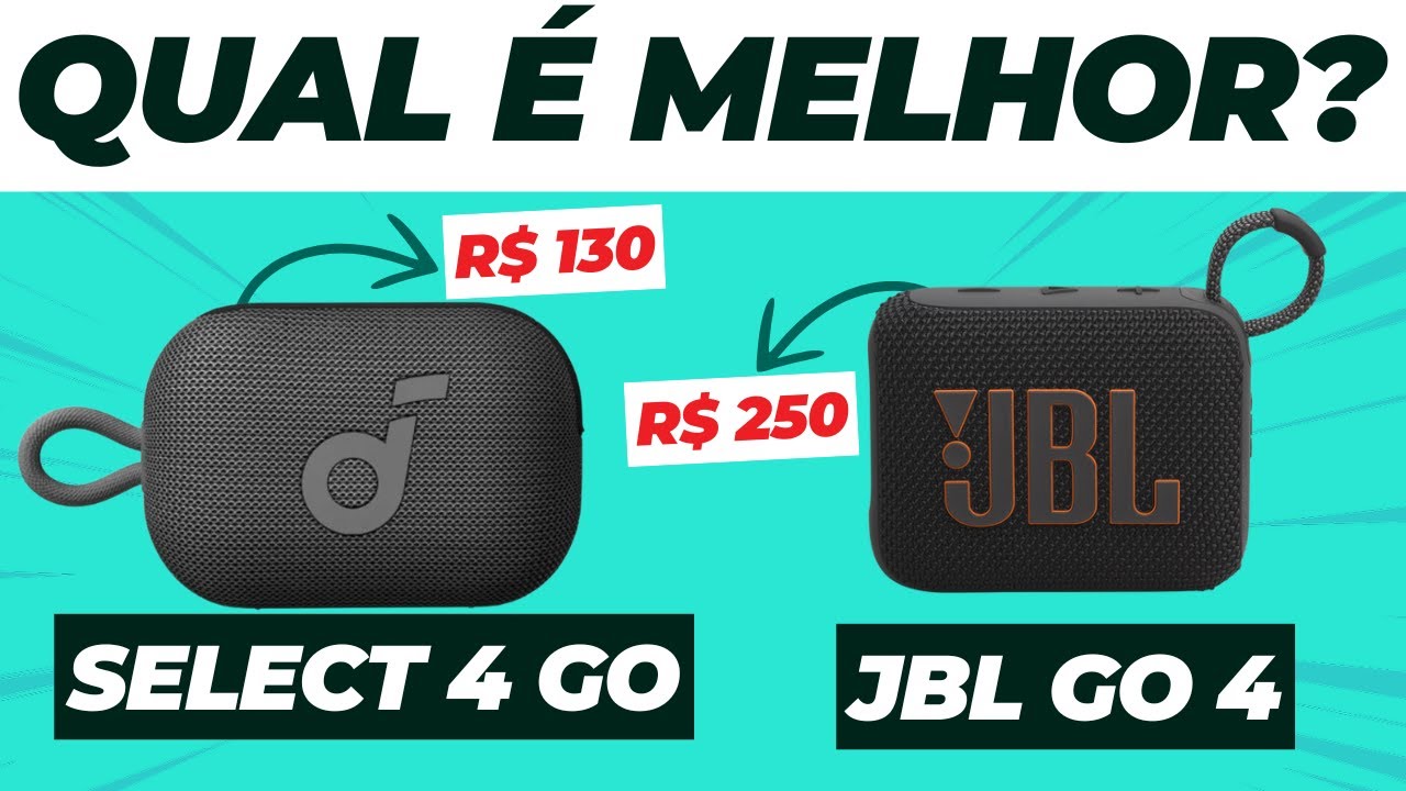 SOUNDCORE SELECT 4 GO: UMA CAIXA DE SOM QUE VEIO PARA DESTRUIR A JBL GO ...