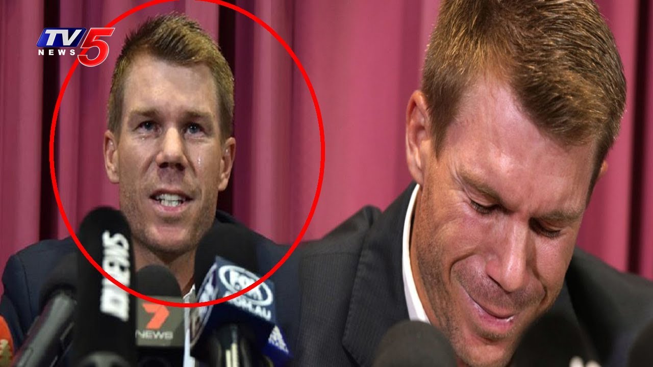 David Warner Emotional Speech Over Ball Tampering Issue | TV5 News ...