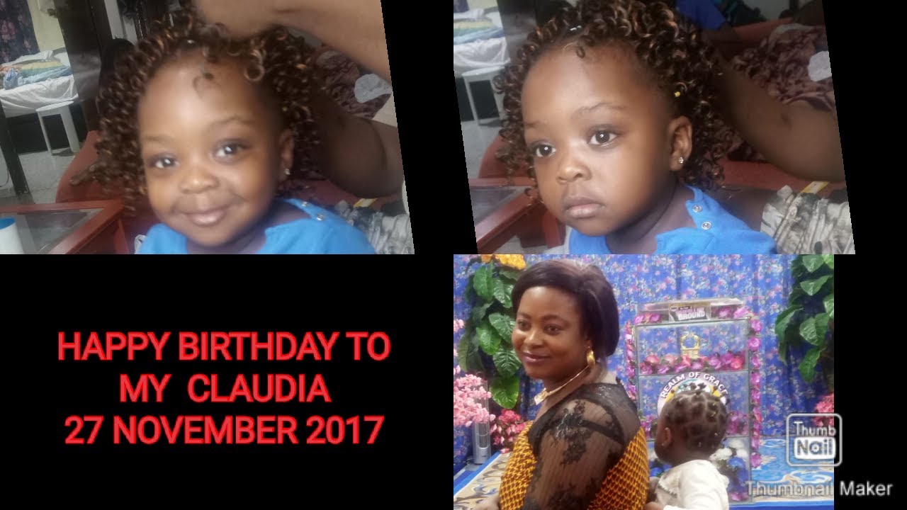 Celebrate with my princess Claudia - YouTube