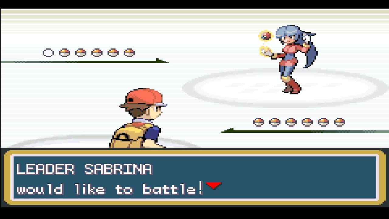 Pokemon Firered Reignited - SABRINA - Saffron City - YouTube